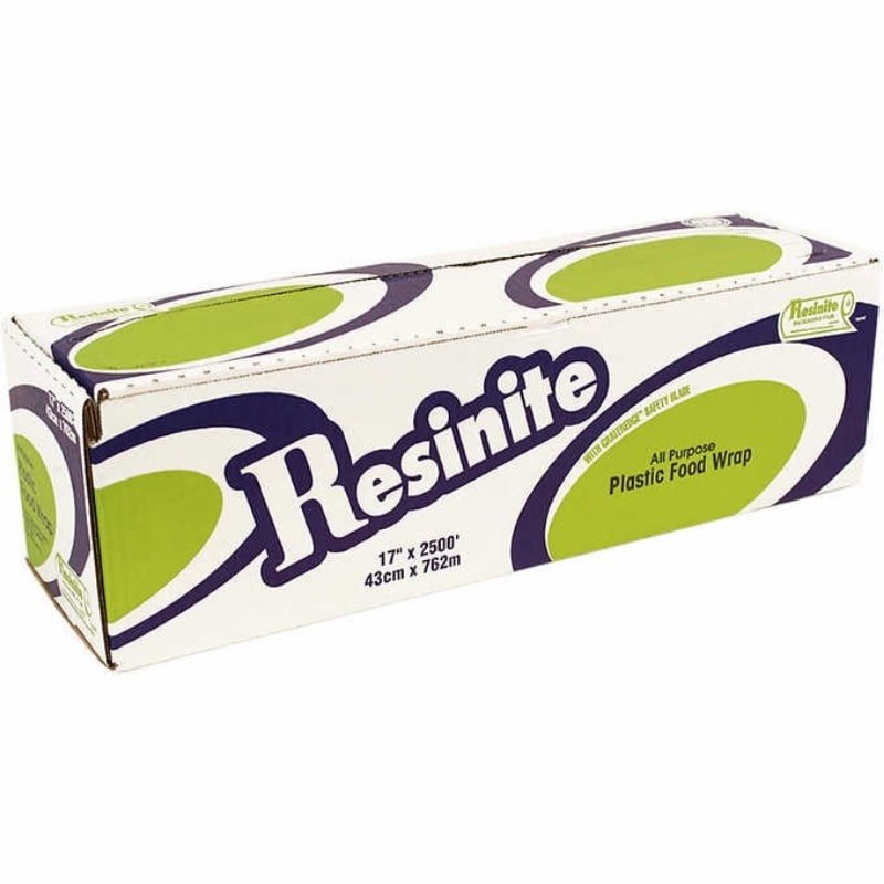 Resinite 17 in. x 2,500 ft. All Purpose Commercial Plastic Food Wrap ...